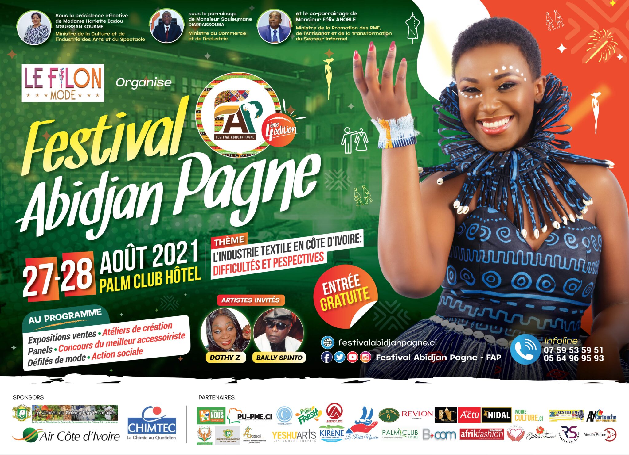 Festival Abidjan Pagne, la 4e édition prévue pour les 27 et 28 Août 2021